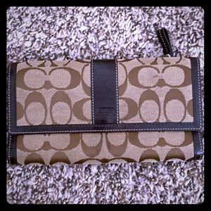 Coach Bags | Wallet Beautiful Deep Red | Poshmark